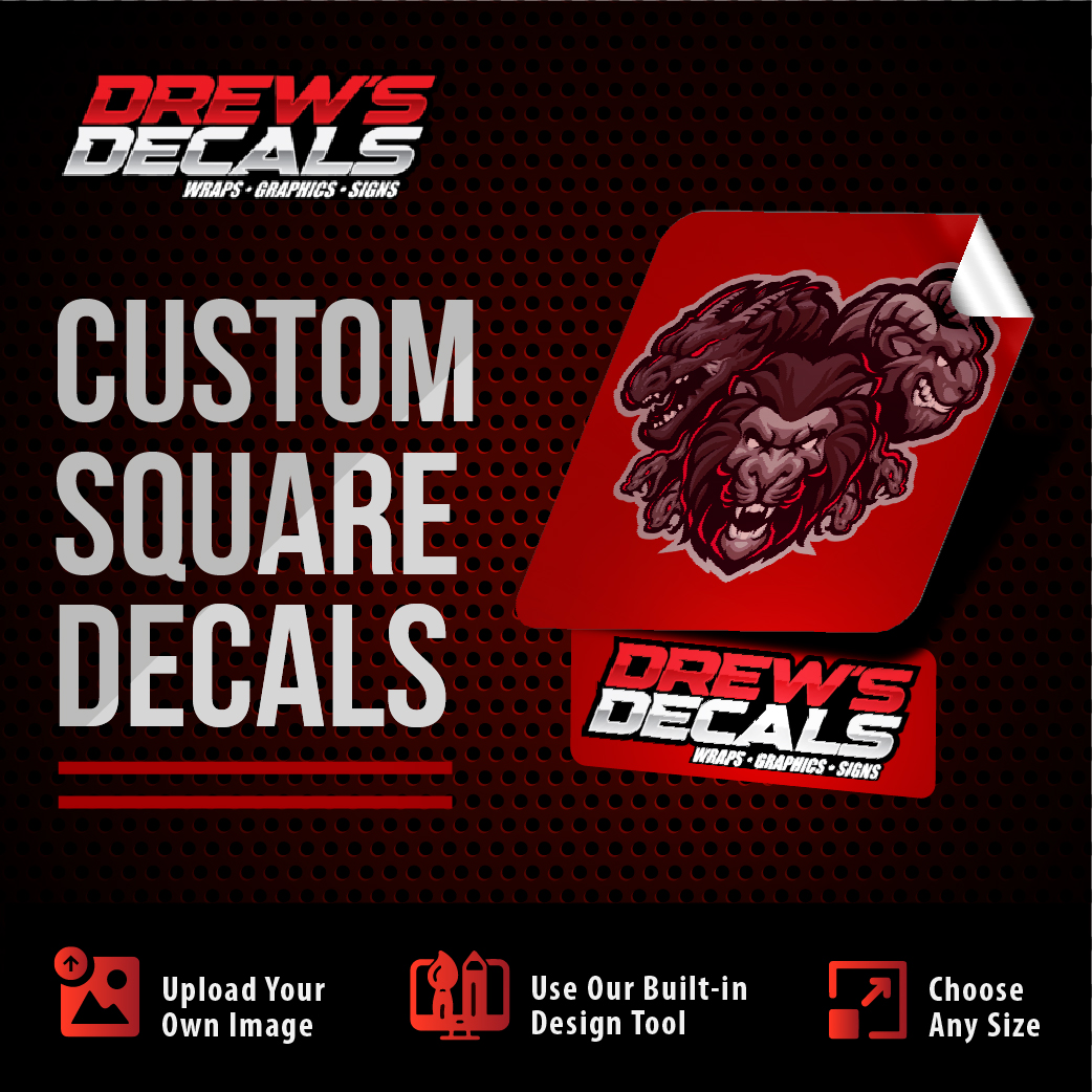 Custom Square & Rectangle Decals