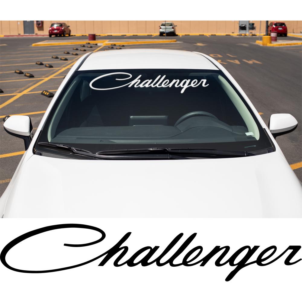 Challenger Windshield Banner