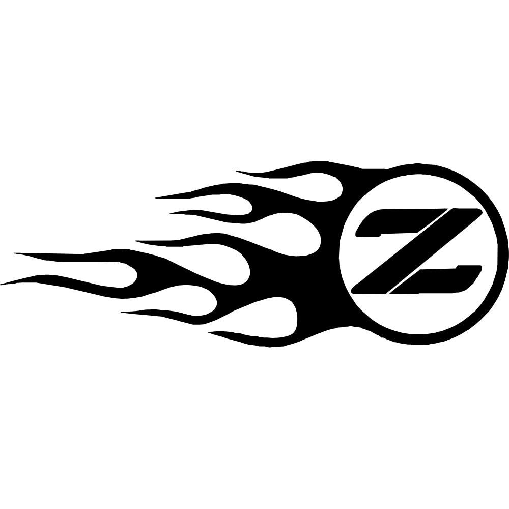 Nissan Flames Z Decal