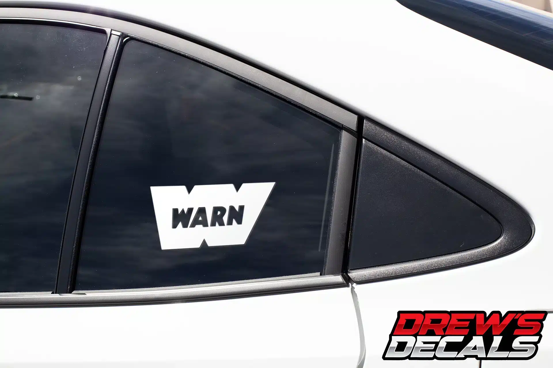 Warn Industries Decal