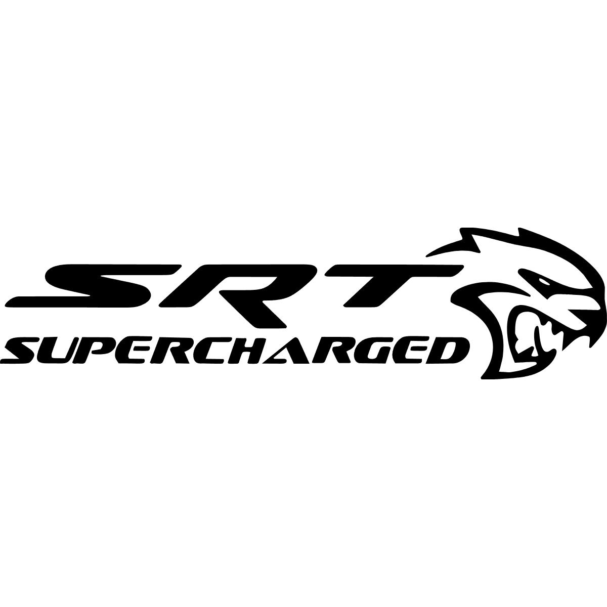 SRT Supercharged Hellcat Decal