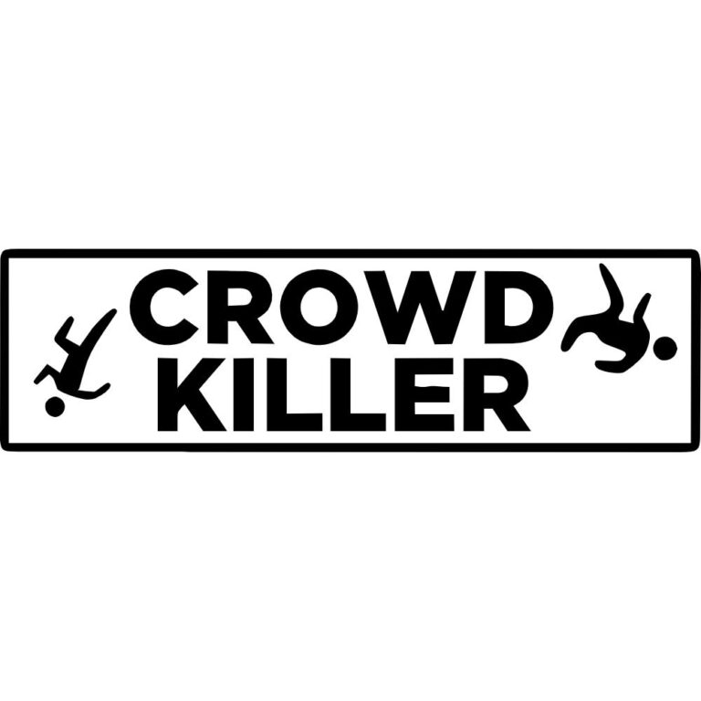 Crowd Killer Mustang Decal