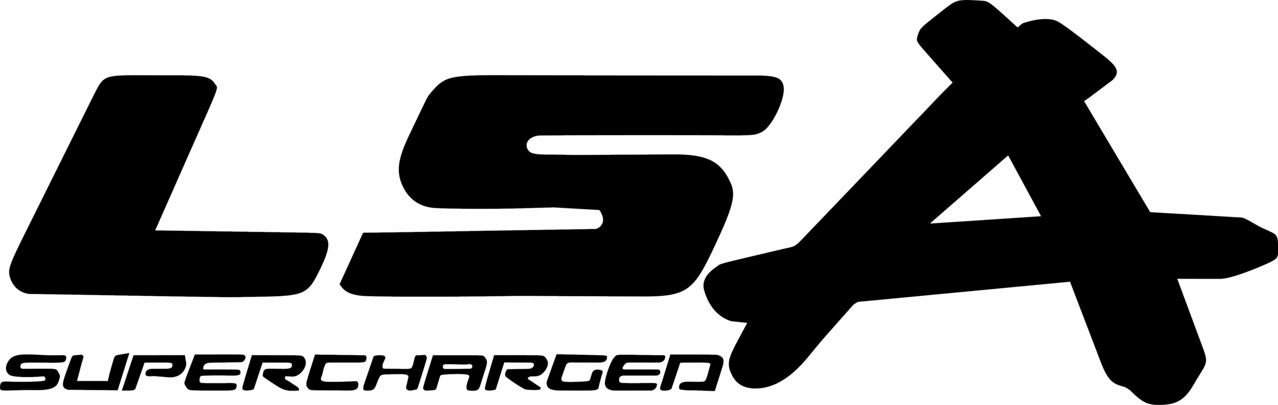 Supercharged Emblem 2pc LSA Emblem Badge LSA Supercharger LSA ...