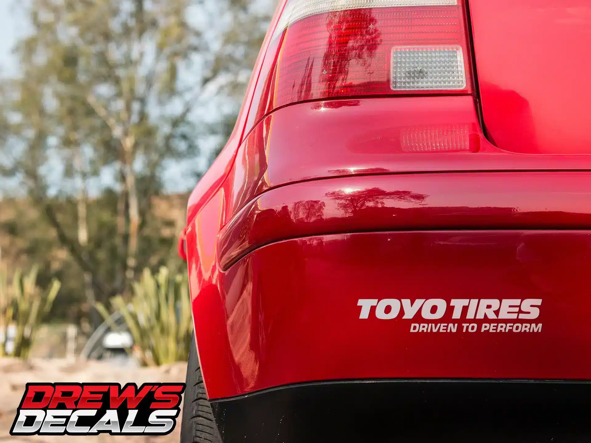 Toyo Tires Driven To Perform Decal