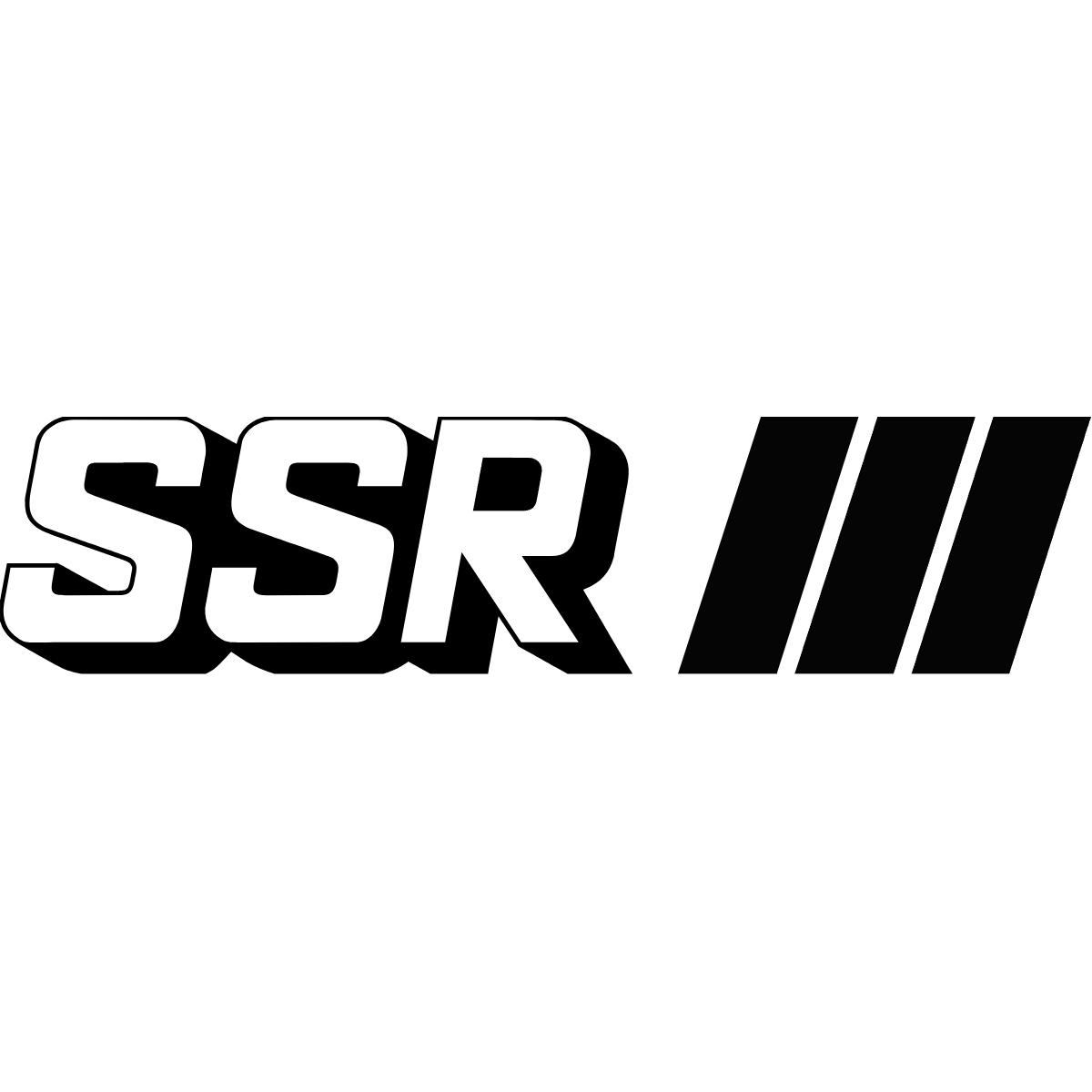 SSR Wheels Decal