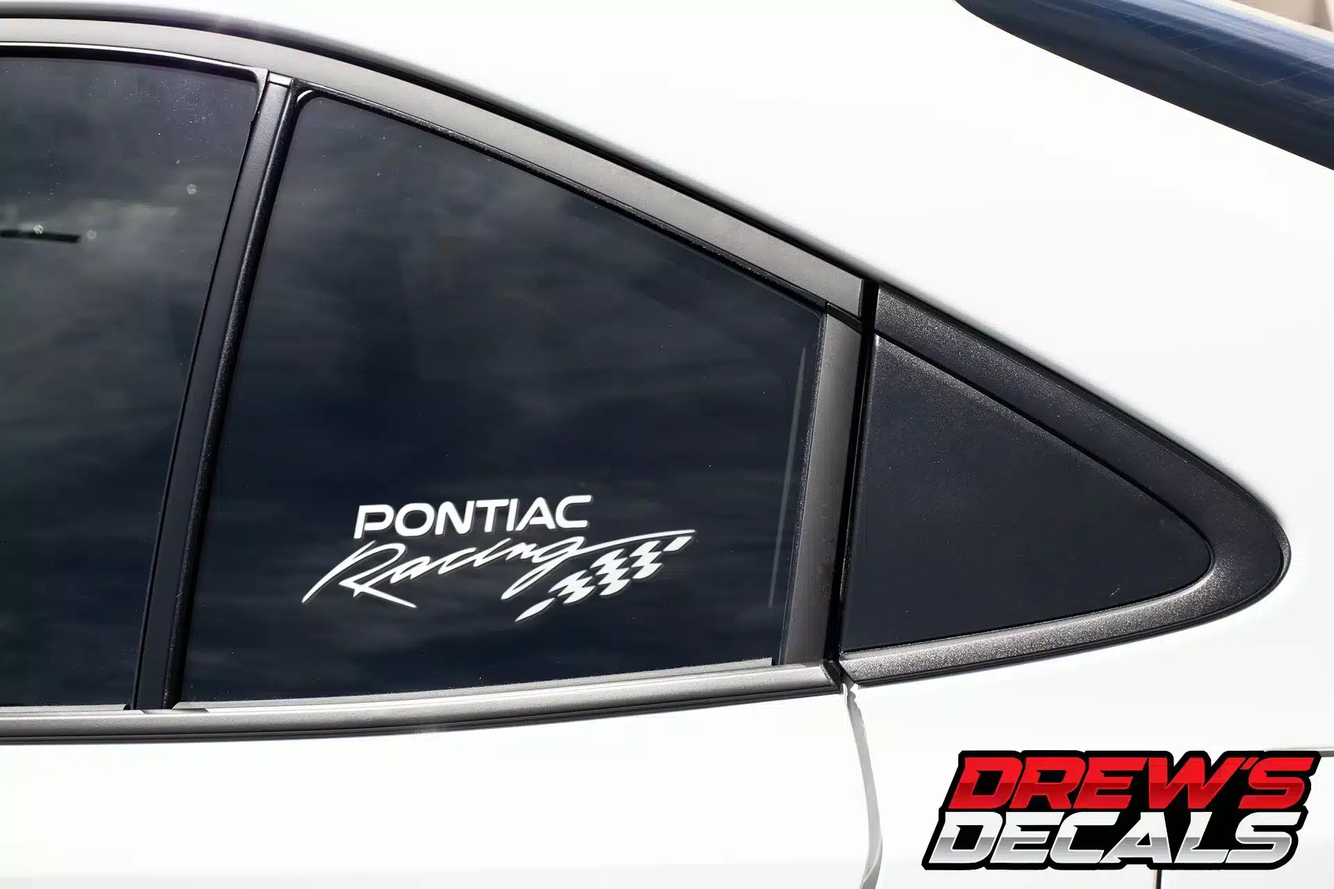 Pontiac Racing Decal