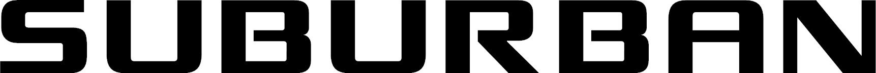 Chevy Suburban Decal