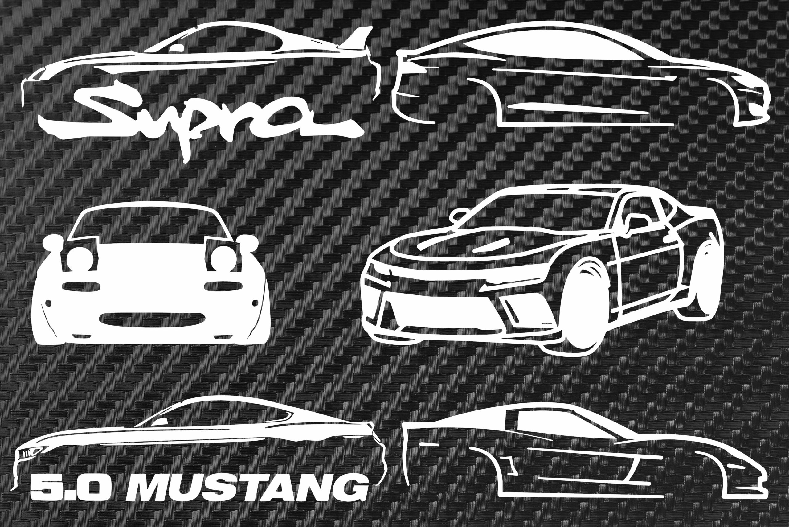 Car/Truck Silhouette Decals