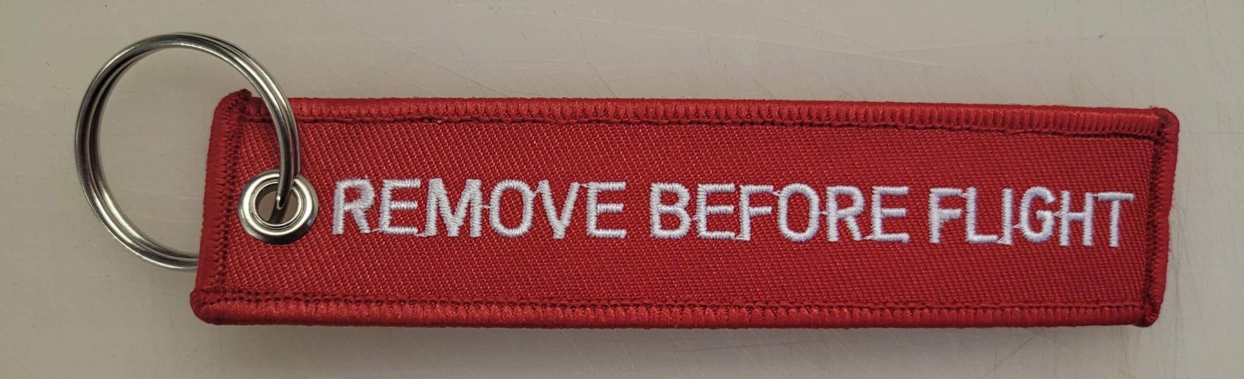 Remove Before Flight Jet Flight Jet Tag Keychain