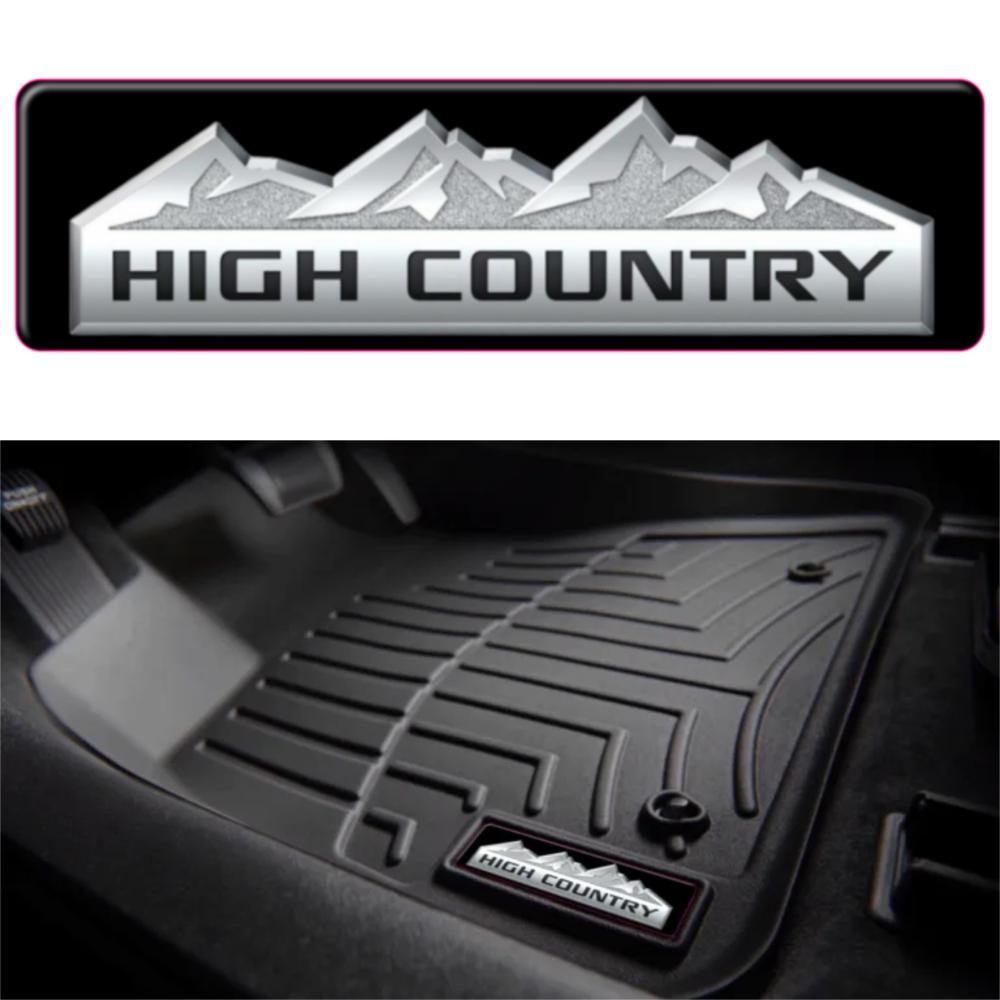 High Country WeatherTech Floor Mat Badge
