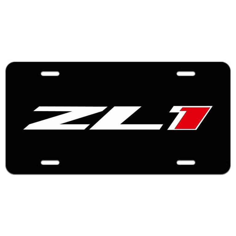 Chevy Camaro ZL1 Aluminum License Plate