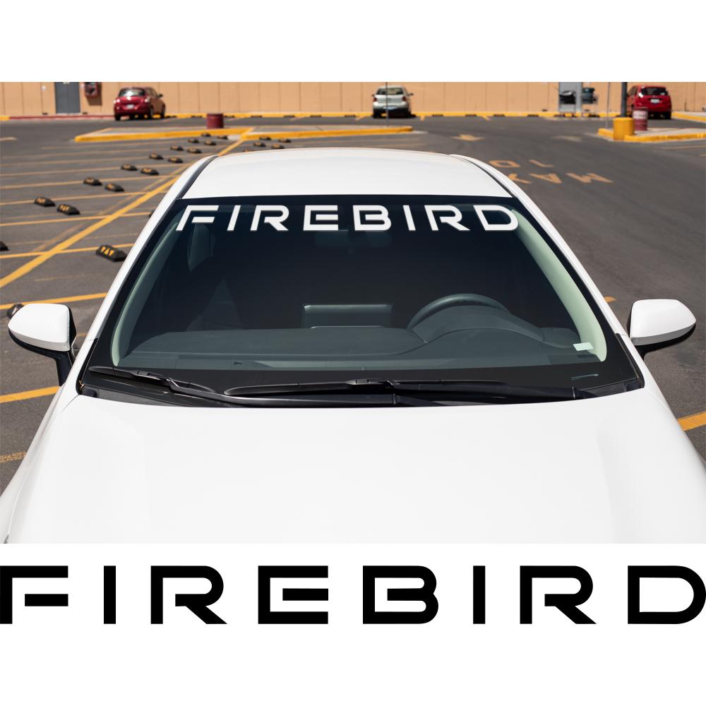 Pontiac Firebird Windshield Banner