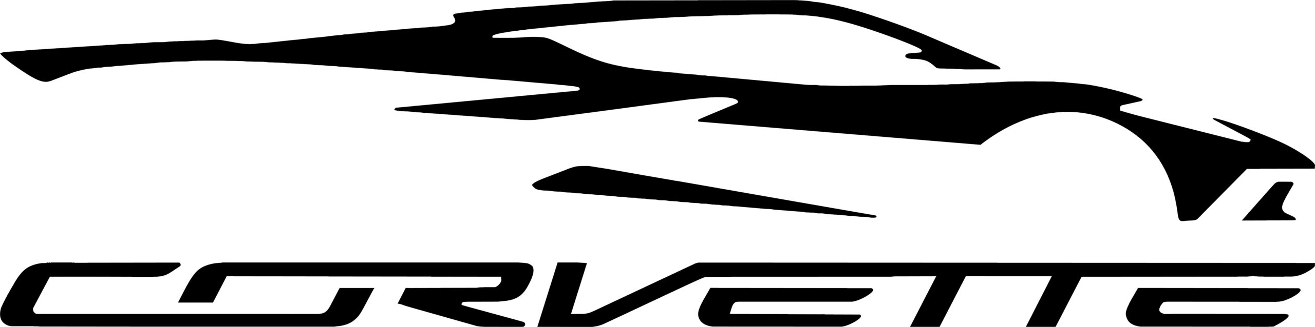 Corvette C8 Silhouette Decal