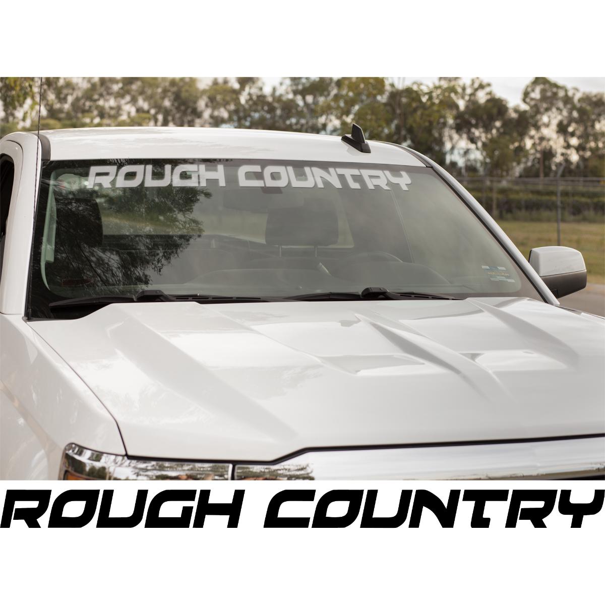 Rough Country Windshield Banner