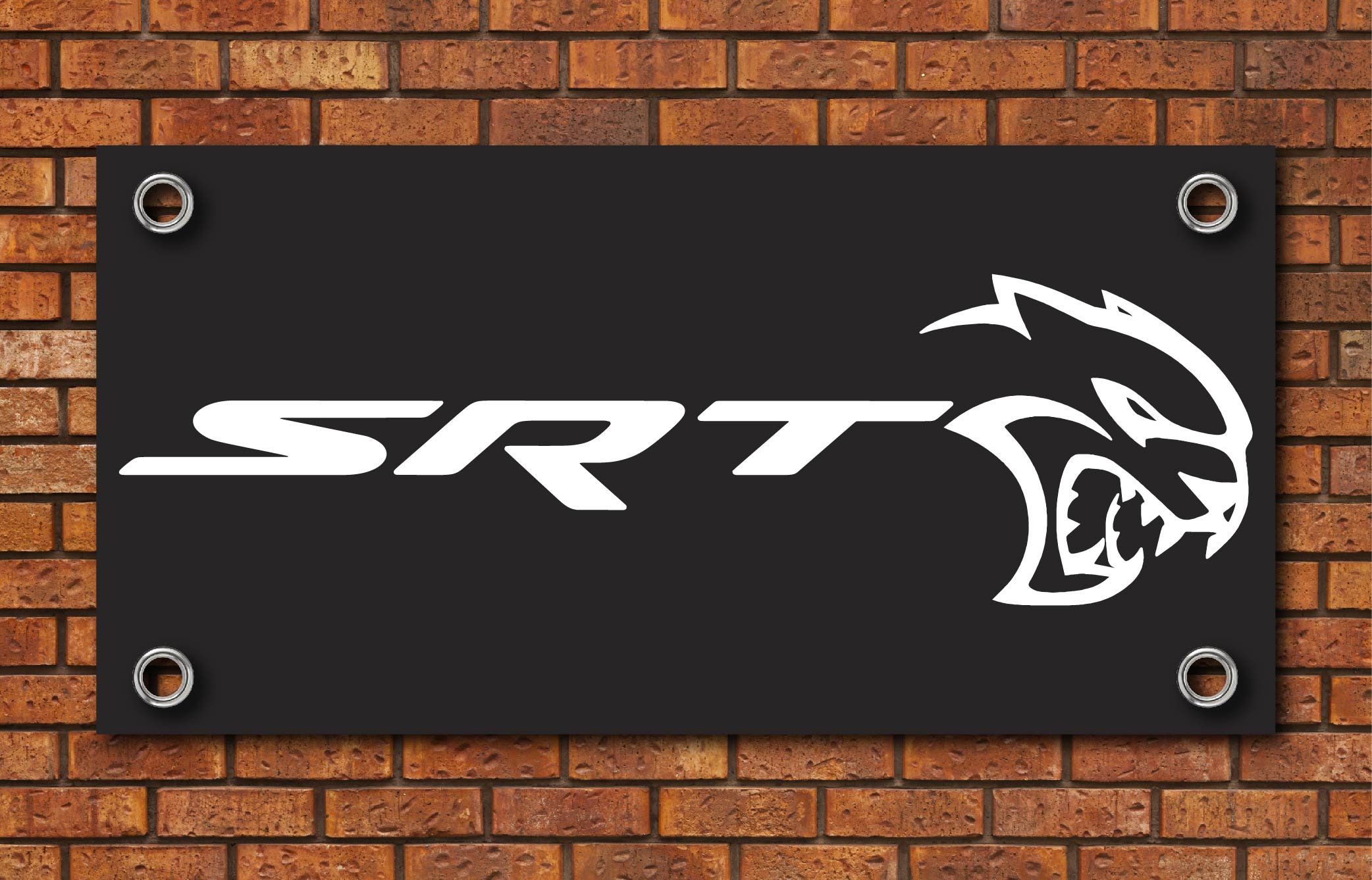 Hellcat SRT Garage Banner