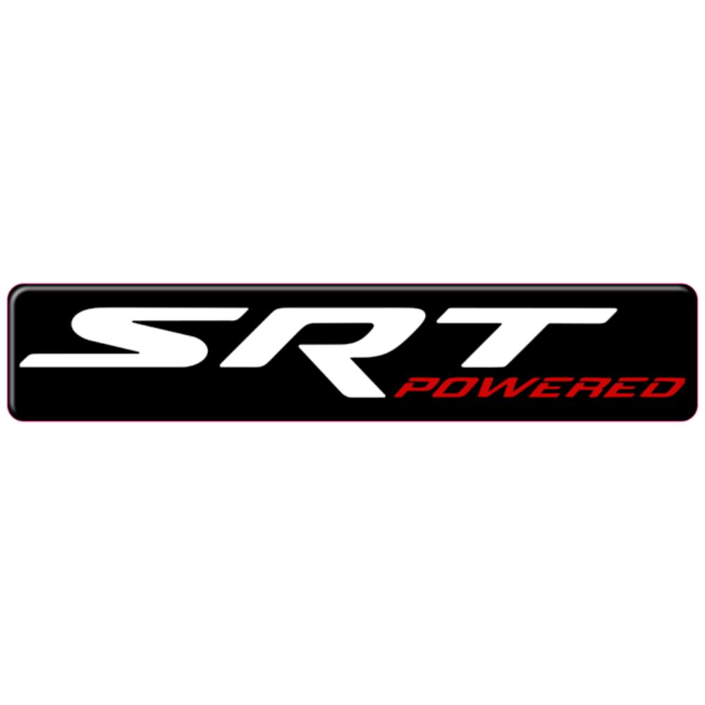 SRT Powered 3D Domed Badge Emblem