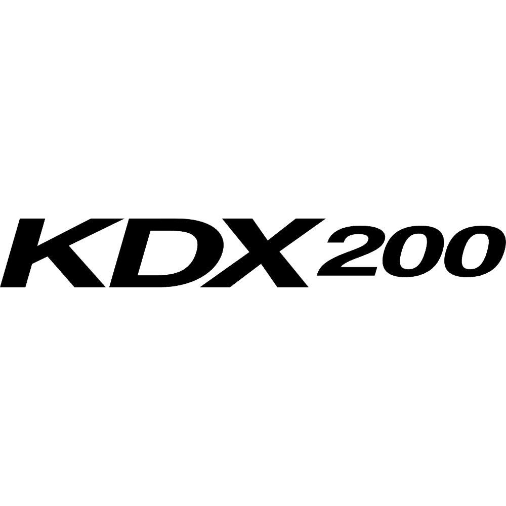 Kawasaki KDX 200 Decal