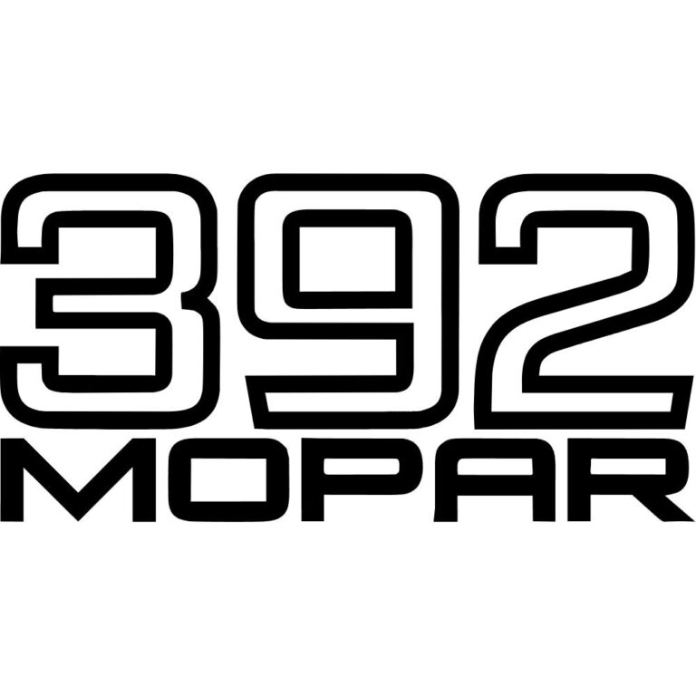 392 Mopar Decal