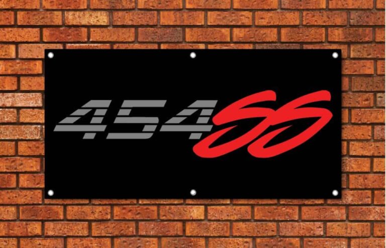 Chevy 454 SS Garage Banner