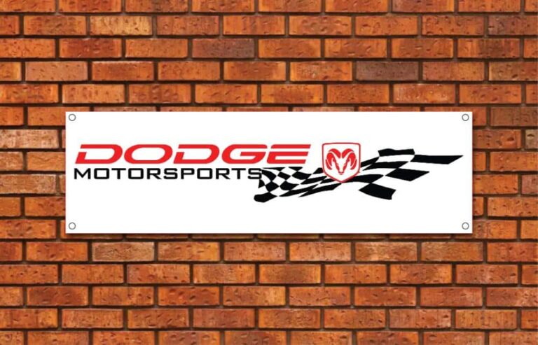 Dodge Motorsports Garage Banner