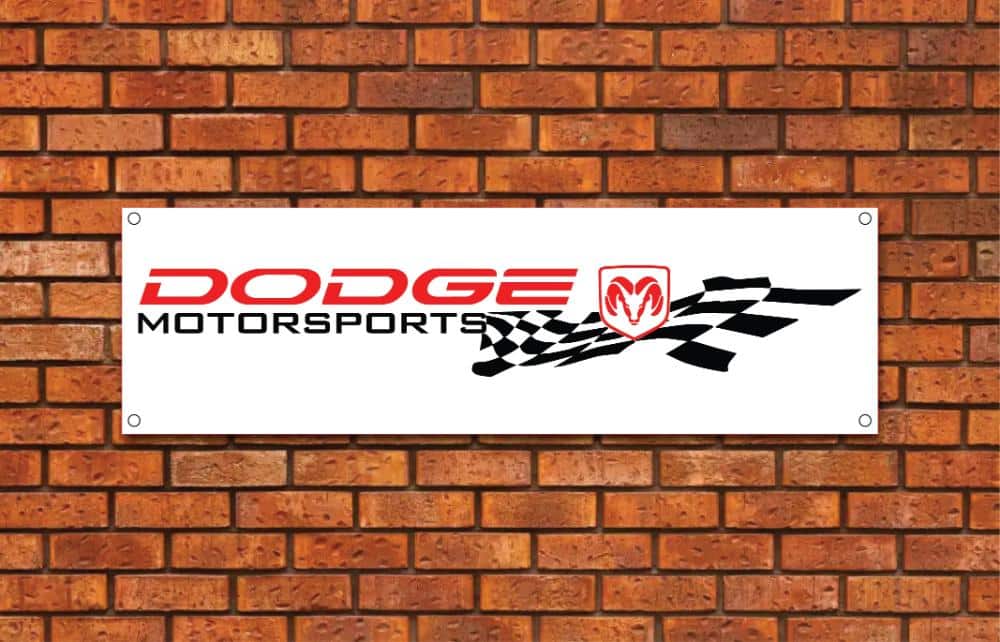 Dodge Motorsports Garage Banner