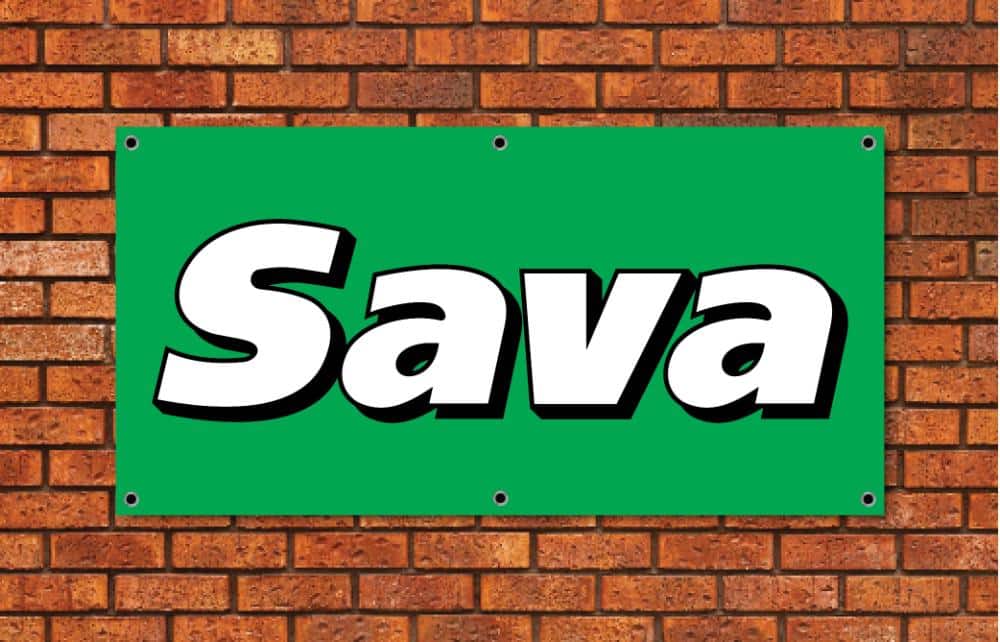 Sava Tires Garage Banner