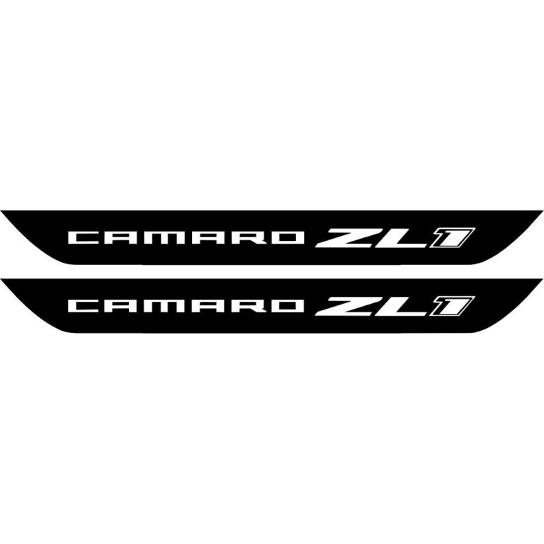 Camaro ZL1 Door Sill Decals