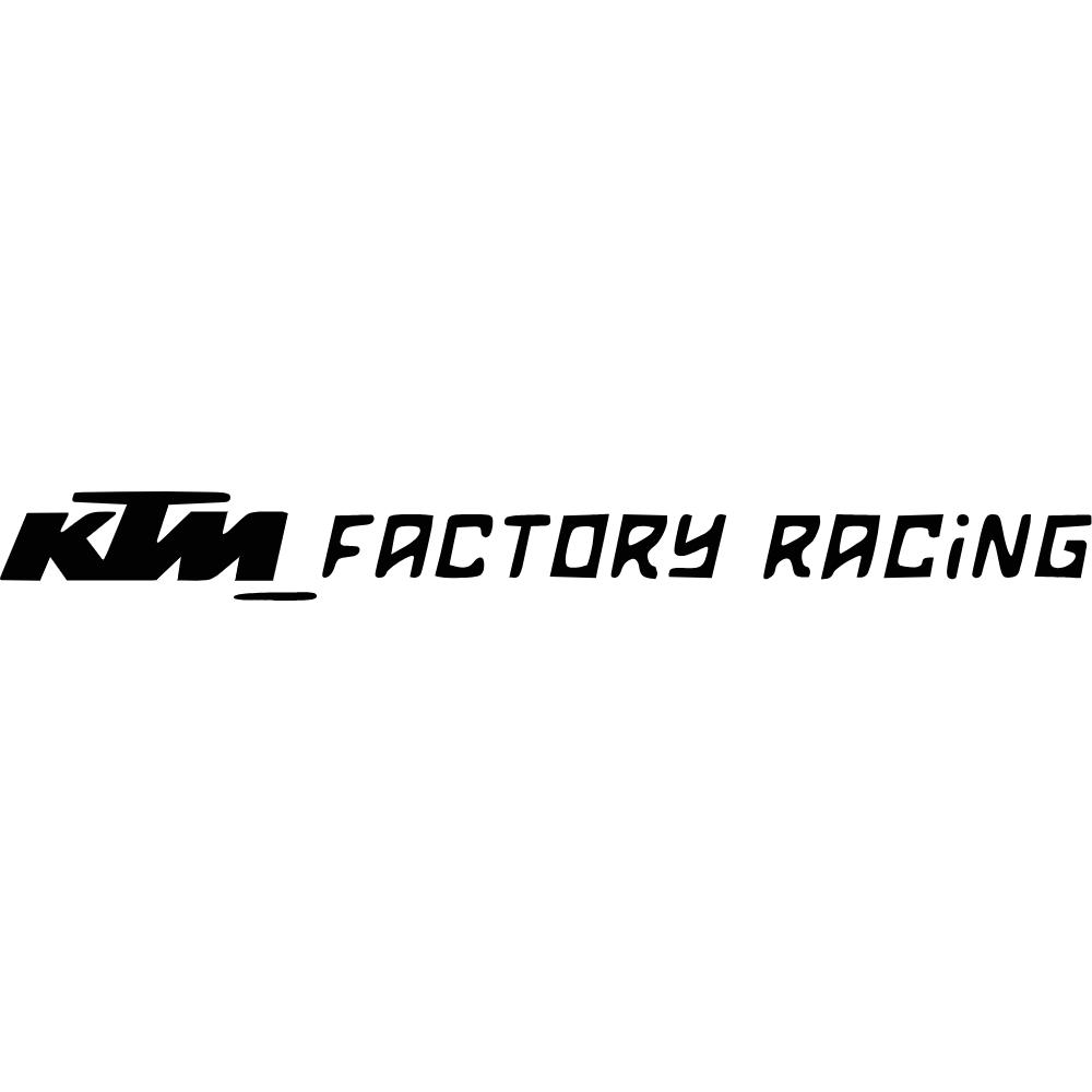 KTM Factory Racing Decal