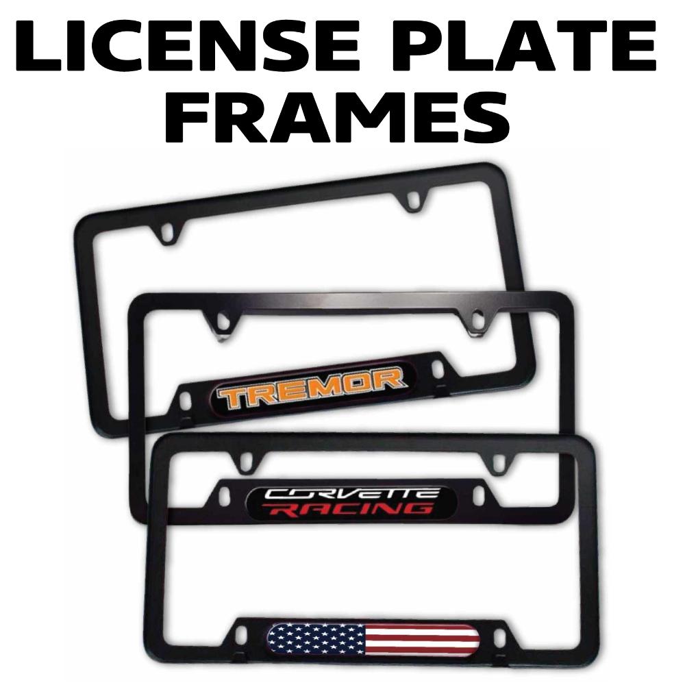 License Plate Frames - Drews Decals