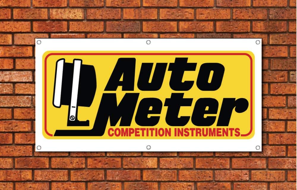 Auto Meter Competition Instruments Garage Banner