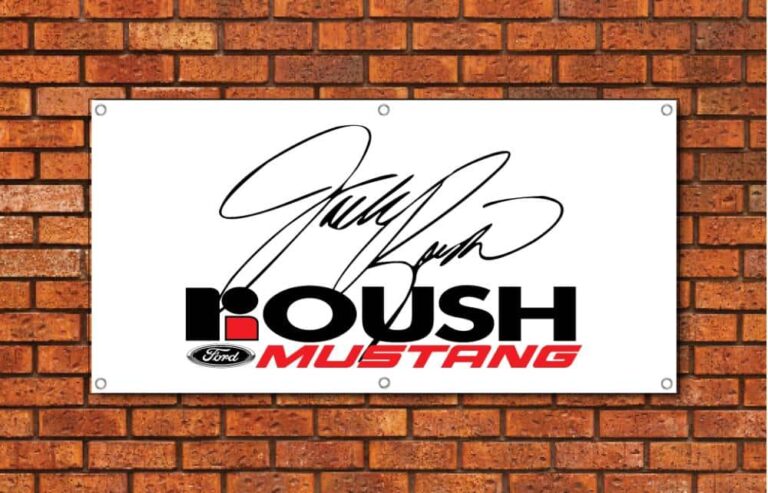 Jack Roush Mustang Garage Banner