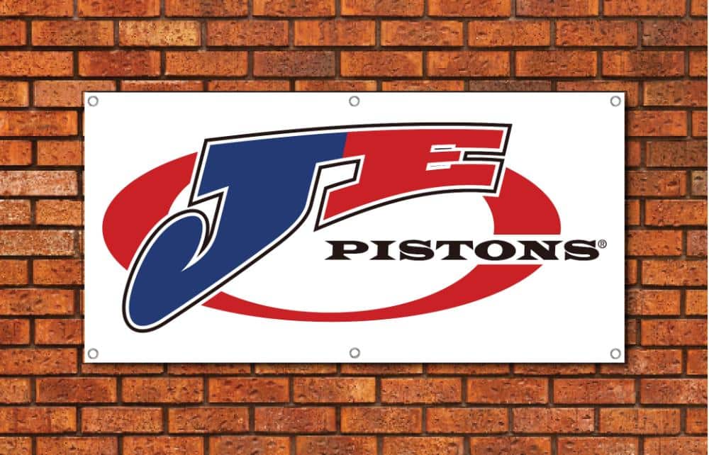 JE Pistons Garage Banner