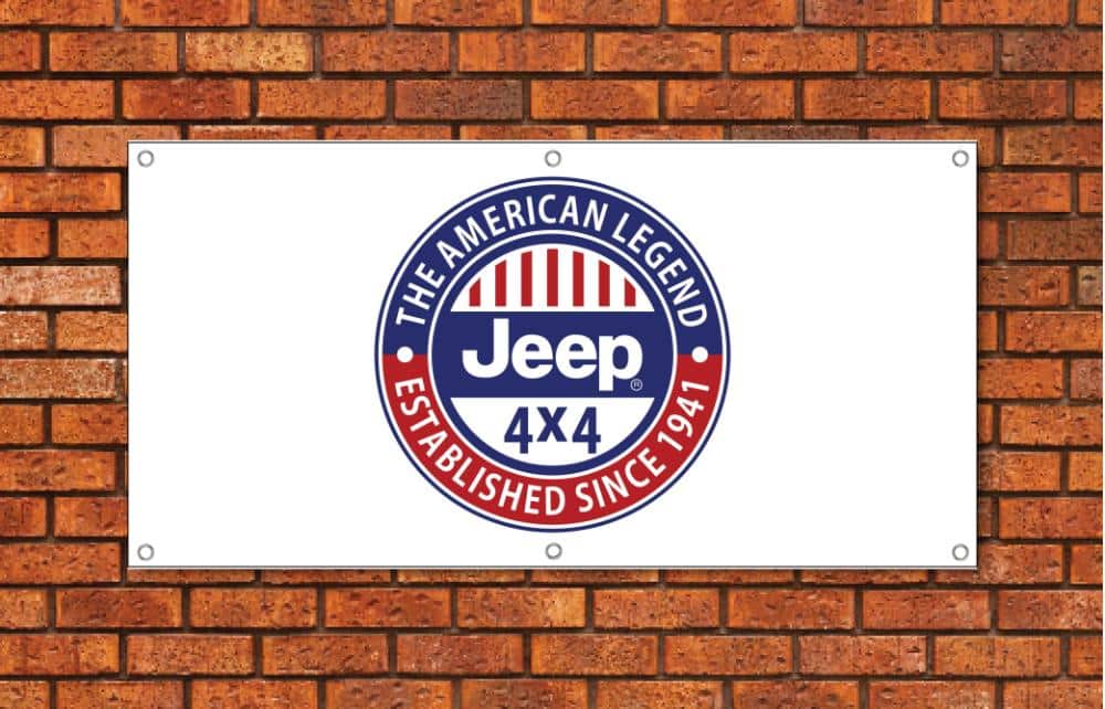 Jeep American Legend Garage Banner