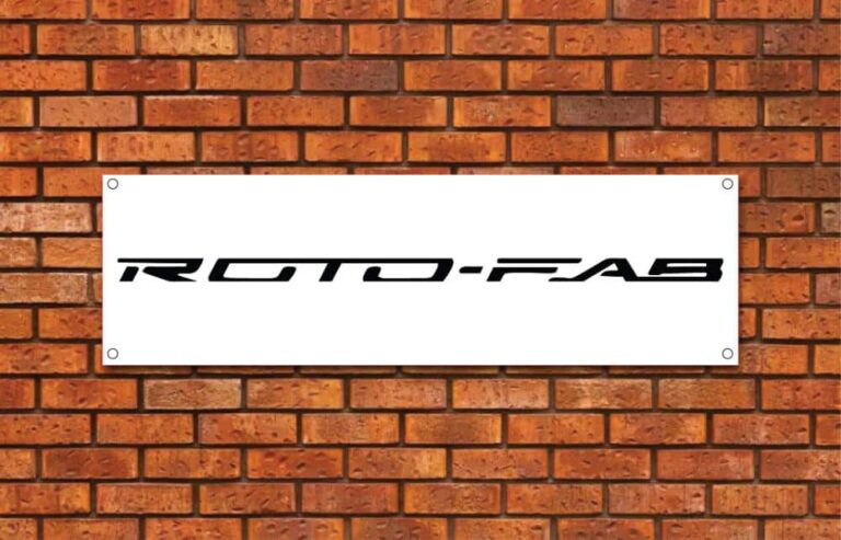 Roto-Fab Garage Banner