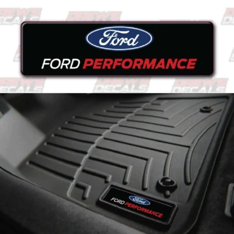 WeatherTech Floor Mat Badges - Drews Decals