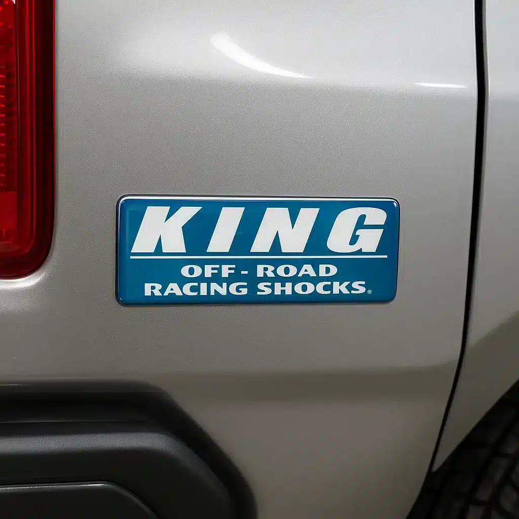 King Off Road Racing Shocks Badge