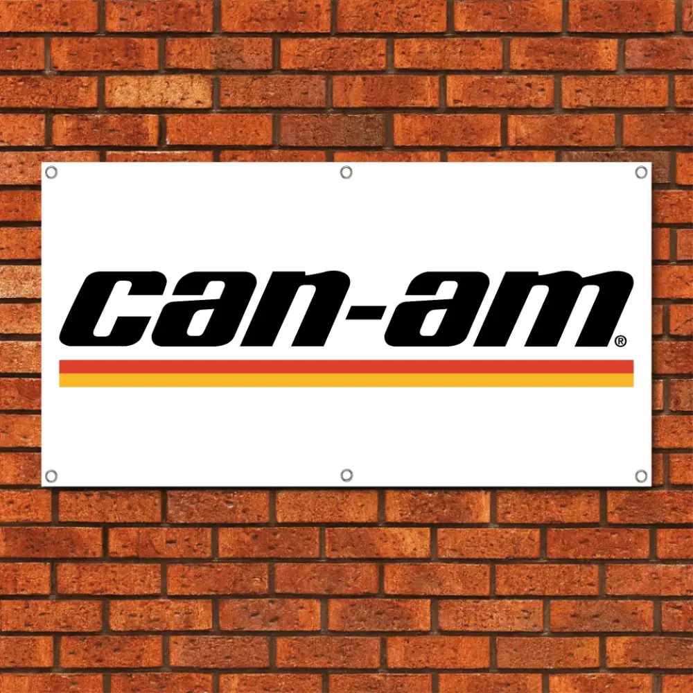 Can-Am Garage Banners - Drews Decals