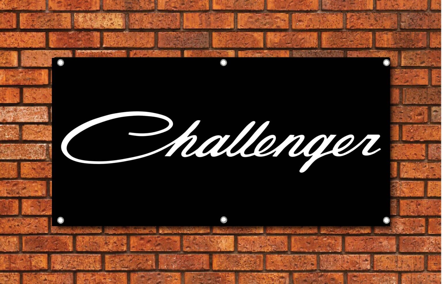 Challenger Script Garage Banner