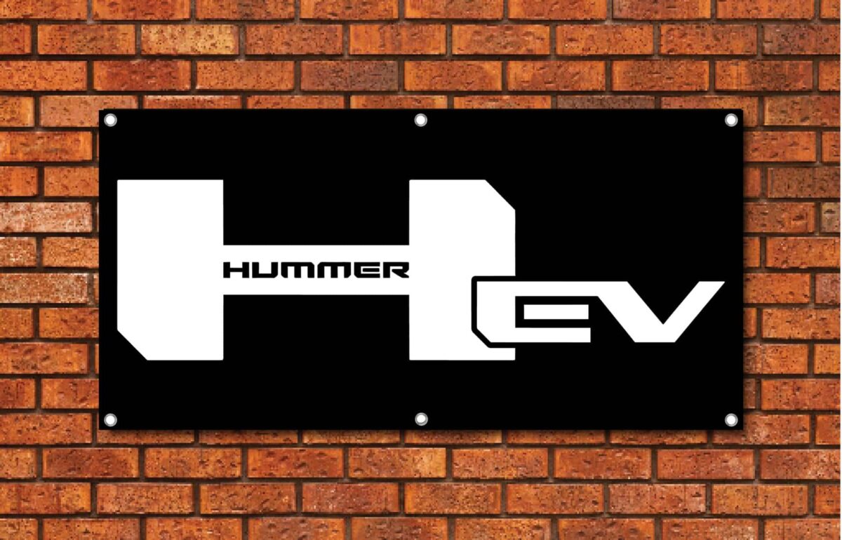 Hummer EV Garage Banner