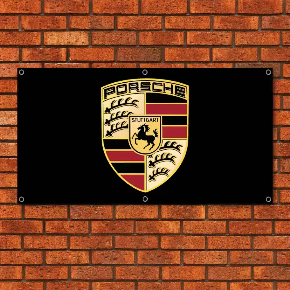 Porsche Garage Banners - Drews Decals