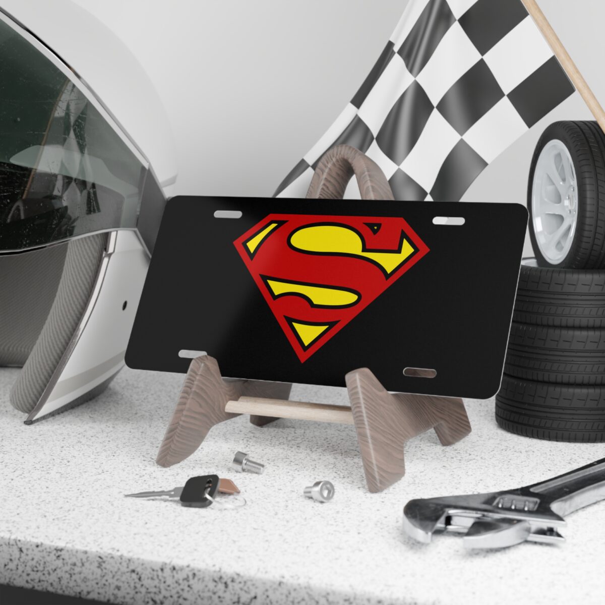 Superman License Plate