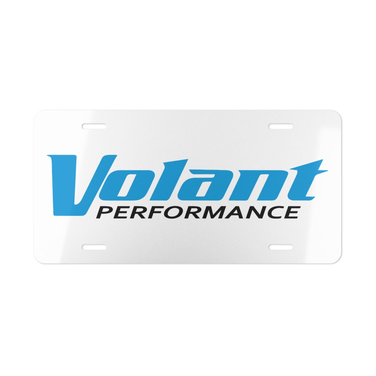 Volant Performance License Plate