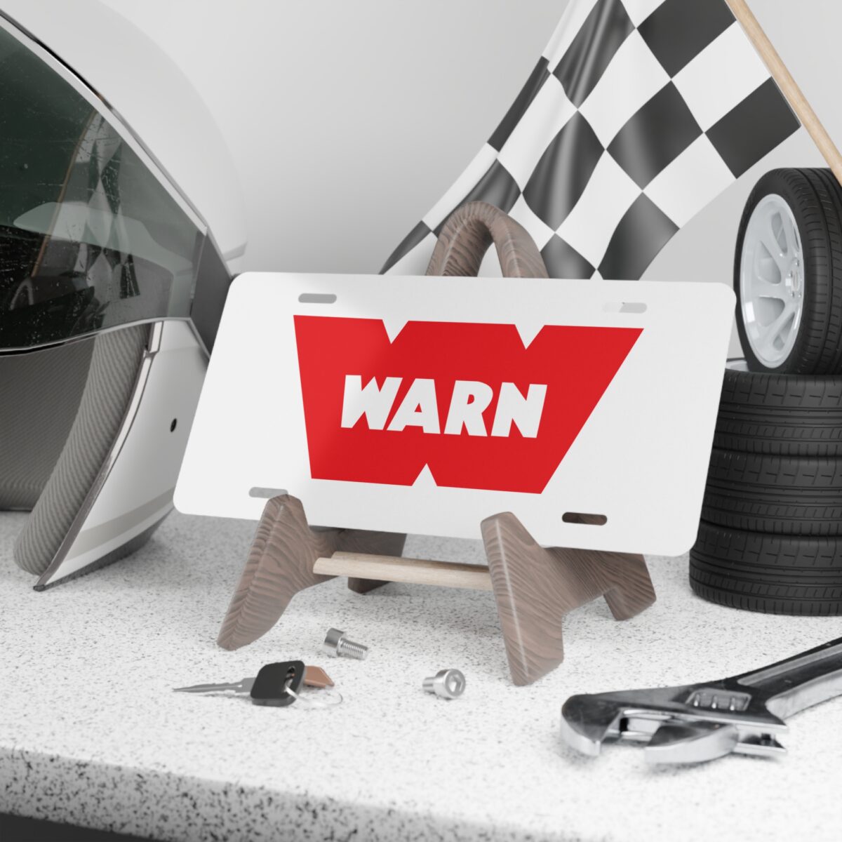 Warn Winch License Plate