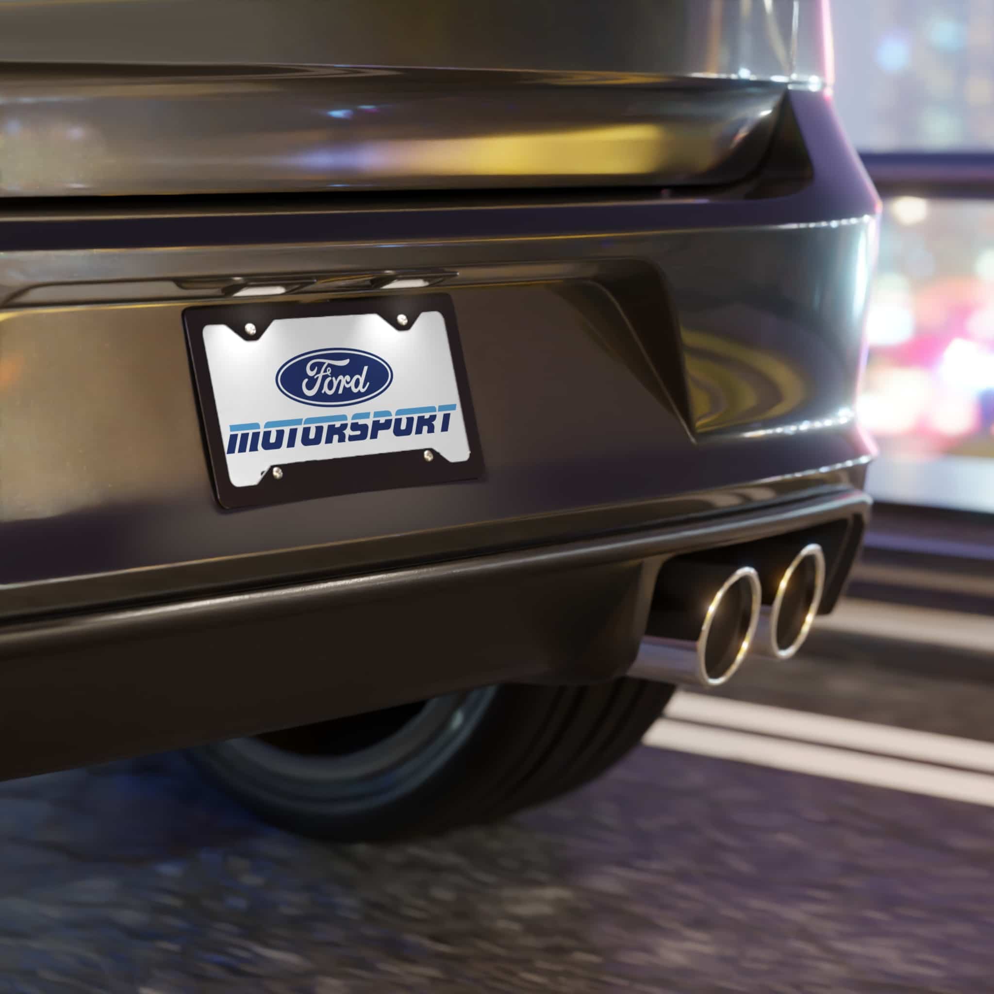 Ford Motorsport License Plate