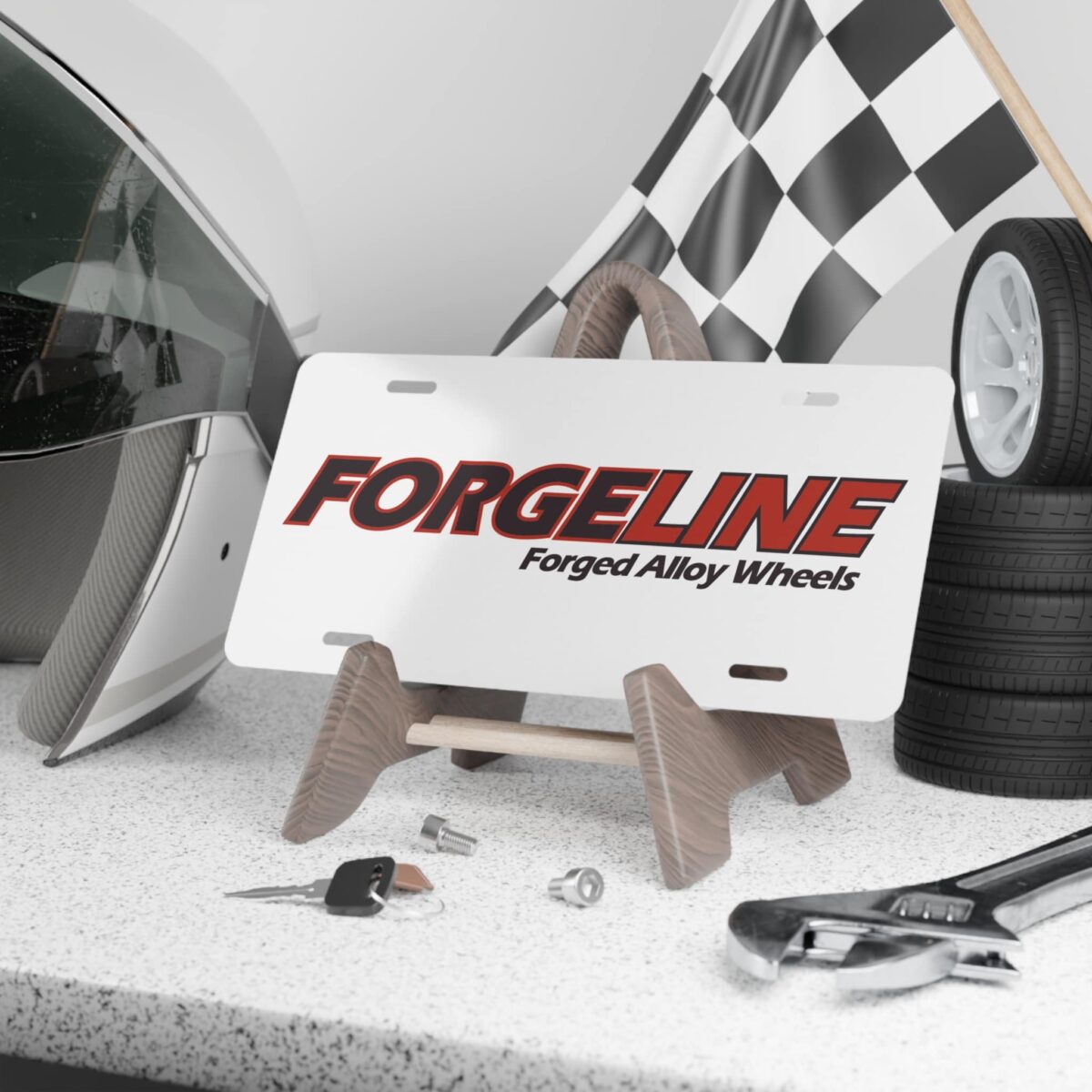Forgeline Forged Alloy Wheels License Plate