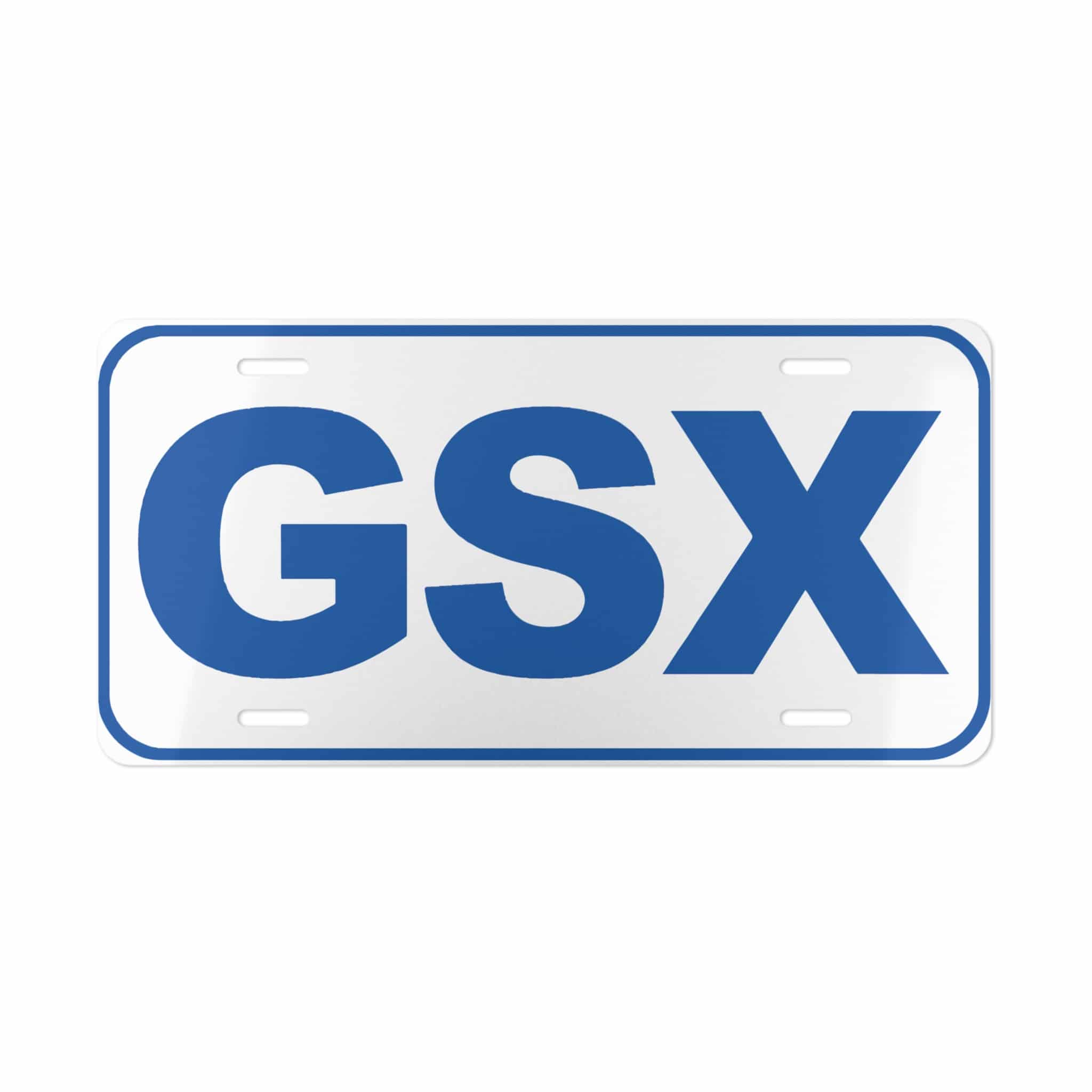 IMSA GSX License Plate