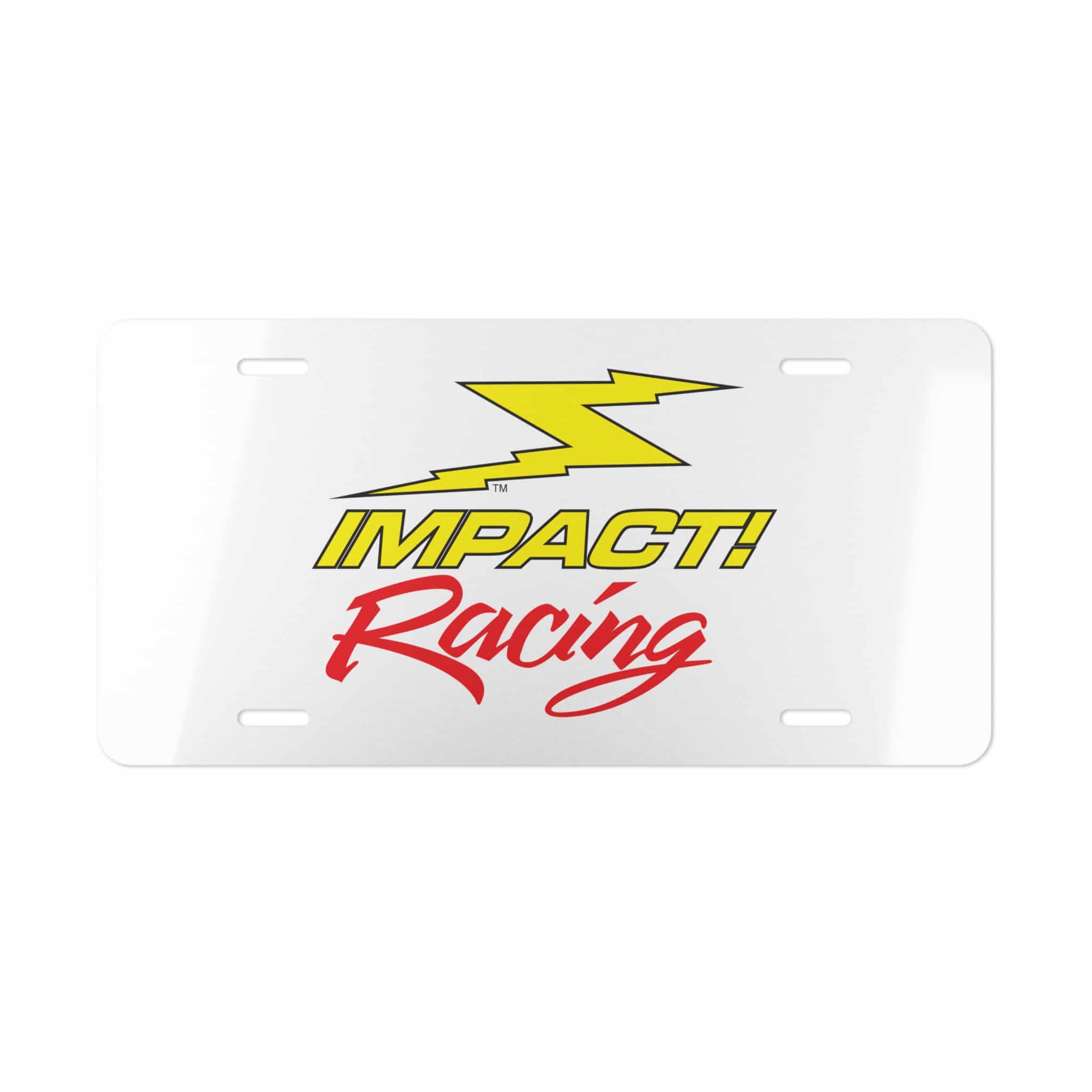 Impact Racing License Plate