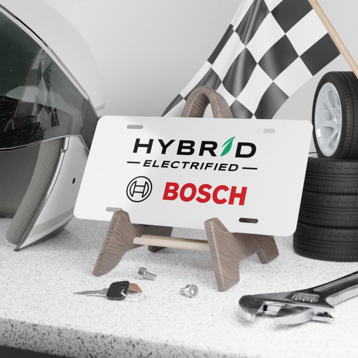 IMSA Hybrid Bosch License Plate