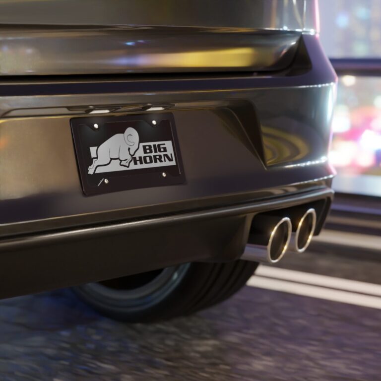 Ram Big Horn License Plate